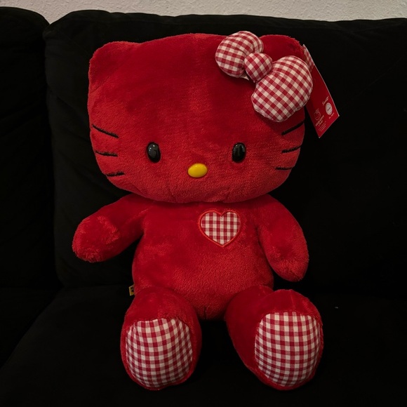 Hello Kitty | Toys | Hello Kitty Build A Bear Red Plaid Heart With Bow ...
